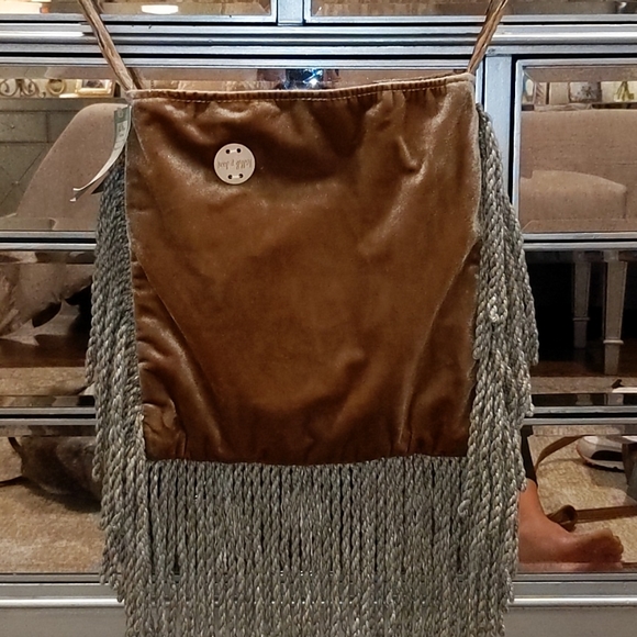 Bags | Tina Moyer Collection Textured Tote With Broche | Poshmark